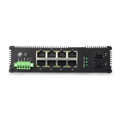 Cina 8 porto industriale del commutatore 8*10/1000mbps POE Port+2*10/100/1000mbps SFP di POE del porto in vendita