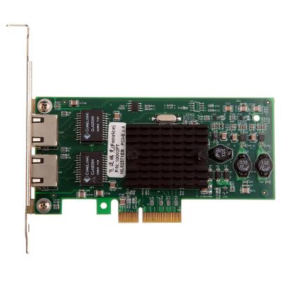 Chine Adaptateur à double accès de serveur de Gigabit Ethernet d'en cuivre de carte réseau de fibre de PCI Express à vendre