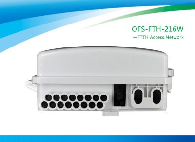 Rete di FTTx Access della scatola di termine della fibra di 16 porti con colore bianco all'aperto