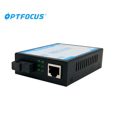 China 10 / 100M Single Fiber Media Converter 94.5 * 70 * 26mm 2.5W Power Consumption for sale