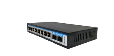 China De Opsporingspoe van de anomalieverbinding Netwerkschakelaar 8 Haven 10/100M SFP Haven voor IP Camera Te koop