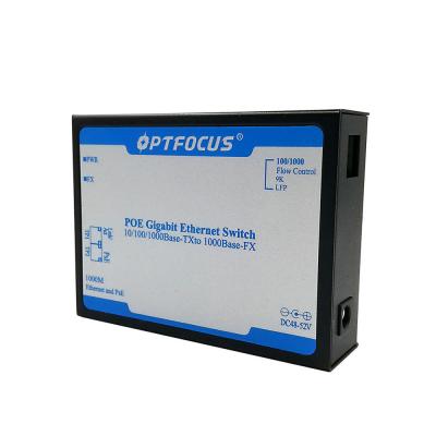 China Anomaly Link Detection Unmanaged Power Over Ethernet POE Switch 2-4 Port 10/100/1000M For Ip Cameras for sale