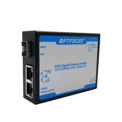 China Anomaly Link Detection Unmanaged Power Over Ethernet POE Switch 2-4 Port 10/100/1000M For Ip Cameras for sale