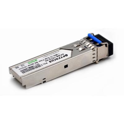China Dual Fiber 20km 1.25G Fiber Optical Transceiver LC SFP Module for sale