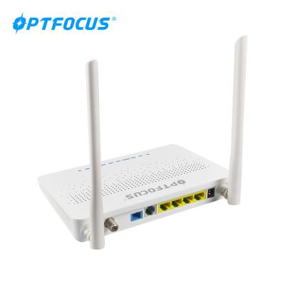中国 100Mbps 1ge 3fe 1tel 1usb Tx 1310nm Rf OLT ONU Sc/Upc 販売のため