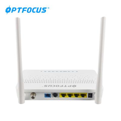 中国 100Mbps 1ge 3fe 1tel 1usb Tx 1310nm Rf OLT ONU Sc/Upc 販売のため