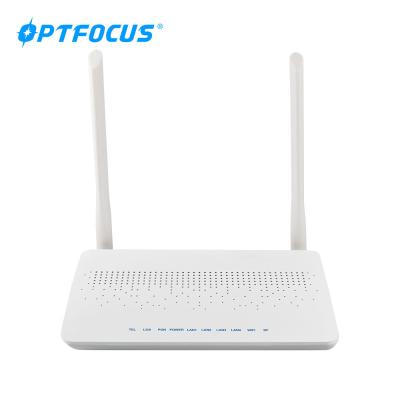 中国 Optical Network 1ge+3fe+fxs onu gpon wifi catv Modem subsitution for fiberhome 販売のため