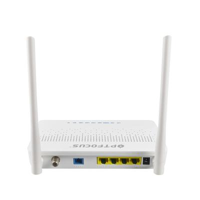 中国 RF CATV光学ネットワークの単位4LANのイーサネット ポート デュアル モードのWifi GPON EPON ONU 販売のため