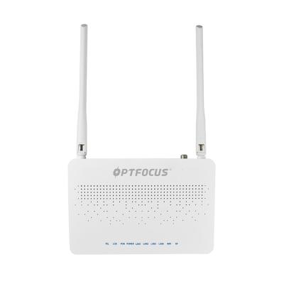 Cina FTTH Triple Play ONT 4LAN gigabit port CATV WIFI VOIP USB EPON GPON XPON ONU in vendita