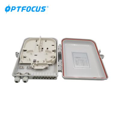 1X16 PLC IP65 Waterproof 16core Fiber Optics Splice Box