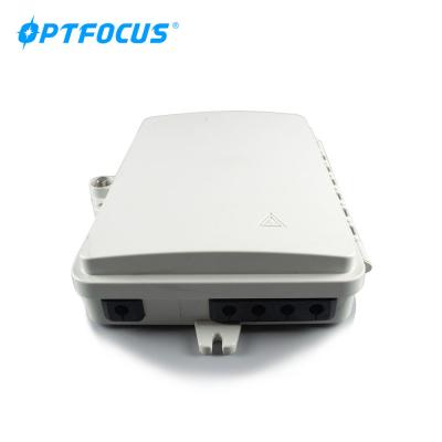 China IP55 4channels maakt de Doos 4cores van de Vezelbeëindiging waterdicht Te koop
