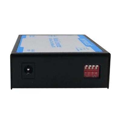 China 10/100mbps 20km Fiber Optic Ethernet Converter 2.5W Metal Desktop for sale