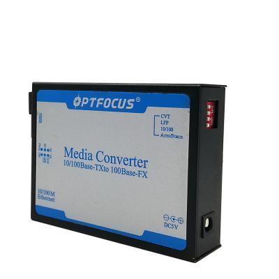 China 1310/1550nm 20km Single Fiber Media Converter For FTTH Solution for sale