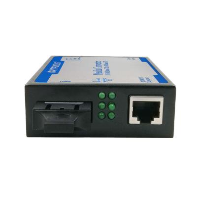 Cina Sc del convertitore ottico 1310nm 1*100M al convertitore 120km di media della fibra del consumo di energia RJ45 2.5W di 1*10/100M in vendita