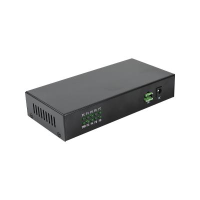 Cina 8 commutatore di rete del porto 1000M FTTH DC12V TX1310nm Rx1550nm in vendita