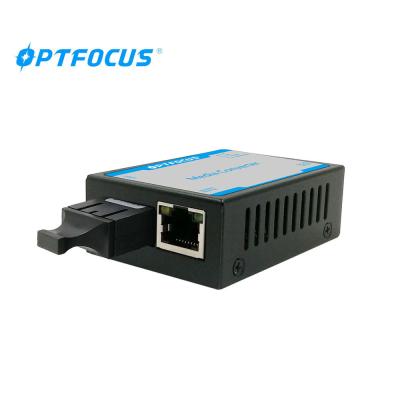 Bidi FTTx二重繊維媒体のコンバーター1310nm DINの柵の壁の台紙