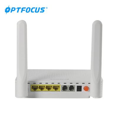中国 2.4GHz 5GHzデュアル バンドAC Wifiルーター4GE 2TEL繊維の光学機器華為技術EG8145V5 販売のため
