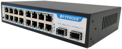 China GIGABIT Poe-Schalter Überwachungskamera CCTV-IP-Kamera-16 handhabte PortEthernet-Netzwerk Schalter zu verkaufen