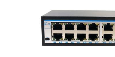 China GIGABIT Poe-Schalter Überwachungskamera CCTV-IP-Kamera-16 handhabte PortEthernet-Netzwerk Schalter zu verkaufen