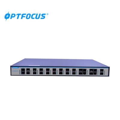 中国 華為技術ZTE ONU 16 GPON 4GEコンボの左舷2 10GE SFPと互換性があるOEM Olt Gpon 16の港 販売のため