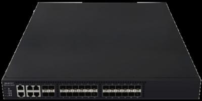 China 24 van de de Schakelaarvezel van het havens10g SFP de Groef Beheerde Netwerk Optische Schakelaar voor Datumcentrum Te koop