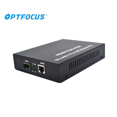 SFP+繊維媒体のコンバーター10G光学媒体のコンバーター サポート熱い差し込むこと