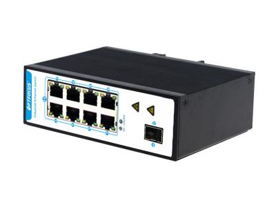 China IEEE802.3af / At Micro POE Switch IP Camera 8 Port Industrial Push Switch for sale