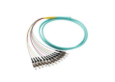 China 12 Core LC UPC Single Mode Pigtail LC 1.5M SM Fiber Optic Pigtail for sale