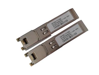 China OPTFOCUS SFP Optical Transceiv MANUFACTORY 10/100/1000 Base-T  COPPER SFP Optical Transceiver  OFSS-T1100  SM RJ45  20KM for sale
