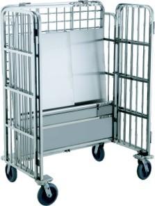 Chariot de blanchisserie d'hôtel d'équipement de chambre d'amis d'OEM 8