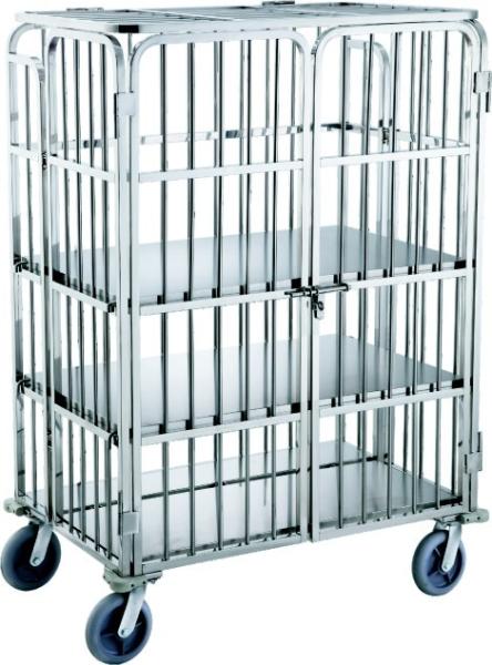 Chariot de blanchisserie d'hôtel d'équipement de chambre d'amis d'OEM 8