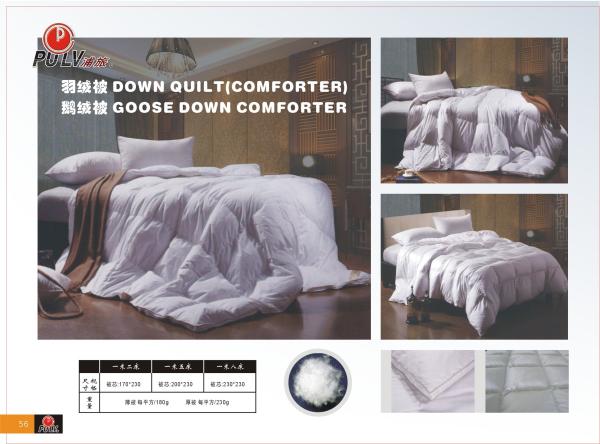 Fadenzahl 160*220cm 190*220cm der PULV-Hotel-Textildaunendecke-Deckbett-233TC