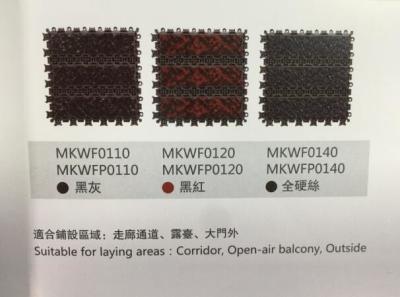 Cina I monofilamenti della poliammide 6,6 comperano materiale resistente UV del PVC delle stuoie di porta in vendita