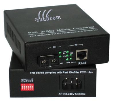 China 100M 1000M POE media converter for sale