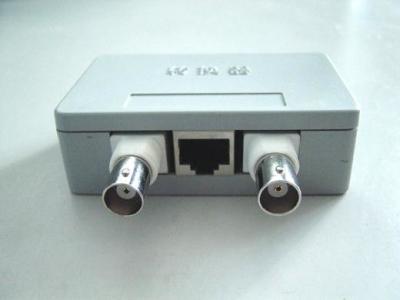 China Single Port G.703 E1 Balun Adapter Dual Coax to RJ45 Converter for sale