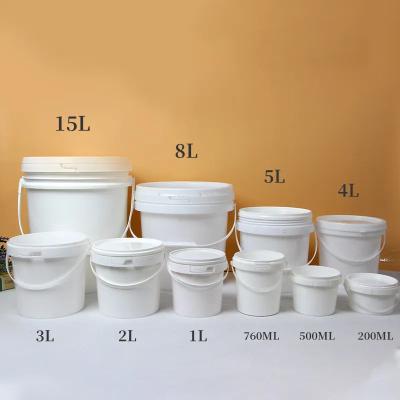 China Free Samples Lubricating Oil Plastic Pails For Cylindrical Customization for sale