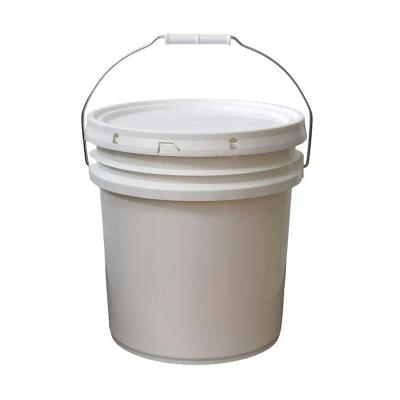 China Free Samples Plastic Lubricating Oil Bucket With Custom Printing Removable Lid for sale