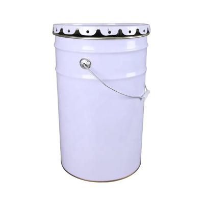 China Airtight Removable Lid Paint Tinplate Bucket Recyclable No Leakage for sale