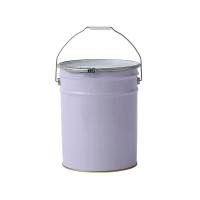 China Stackable Iron 5 Gallon Metal Bucket Cylindrical Shape Customizable for sale