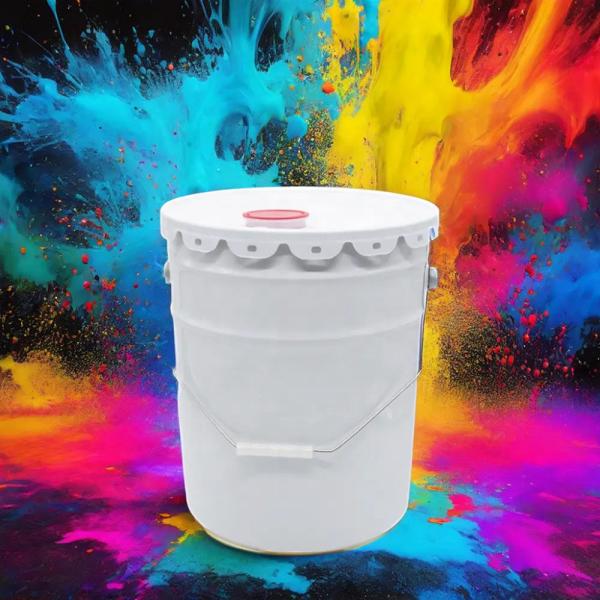 Quality Customized Logo Iron Seed Metal Paint Pail With Lid For Outdoor Use for sale