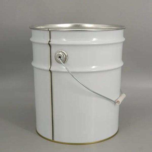 Quality Leak Proof Iron Metal Paint Bucket With Lid 15L Paint Pail With Lid for sale