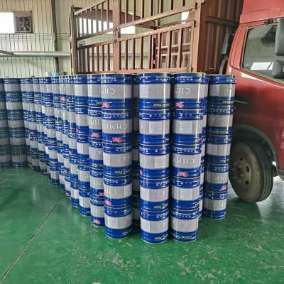 Balde de pintura de metal com cabeça aberta de 20 litros com tampa de embalagem de flores
