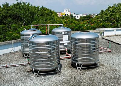 Cina alto serbatoio d'acciaio dell'acqua di 2m, serbatoio di acqua inossidabile 10m3 in vendita