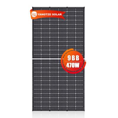 Cina 470W cellula monocristallina Mono-facciale dell'ubriaco del pannello solare PERC in vendita