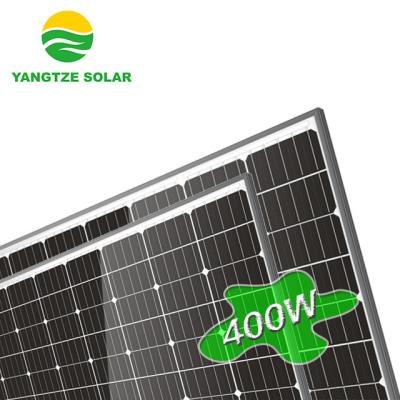 Cina mono pannello solare facciale Perc Half Cell di 400W 9BB in vendita