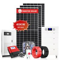 China 40KW Complete PV Off Grid Solar System Kit Energy Backup for sale
