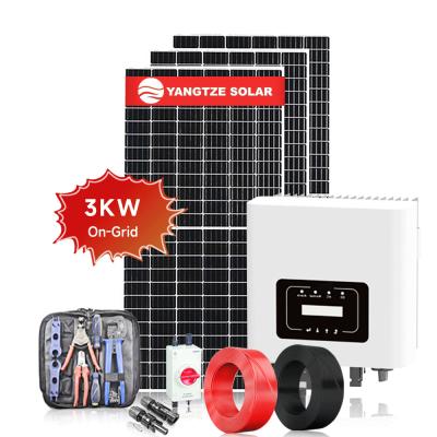 Κίνα Εξάρτηση cOem ηλιακή στο πλέγμα 3kw 3000 Watt 3 ενεργειακό σύστημα kwp προς πώληση
