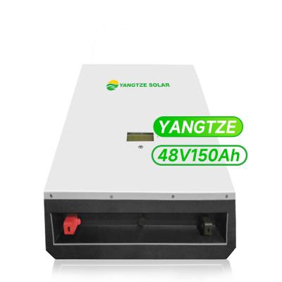 Cina Batteria al litio profonda 48V 150Ah della parete di potere del ciclo fissata al muro in vendita