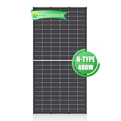 Cina tecnologia N tipa delle cellule HJT di Tiger Neo del mono modulo facciale del pannello solare di 480w PV in vendita