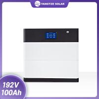 China High Voltage Stackable Battery System Lifepo4 Battery Storage 192V 100Ah for sale